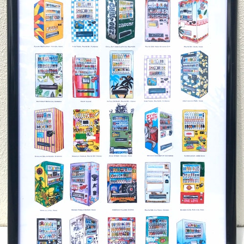 Vending Machines of Okinawa Poster | Etsy