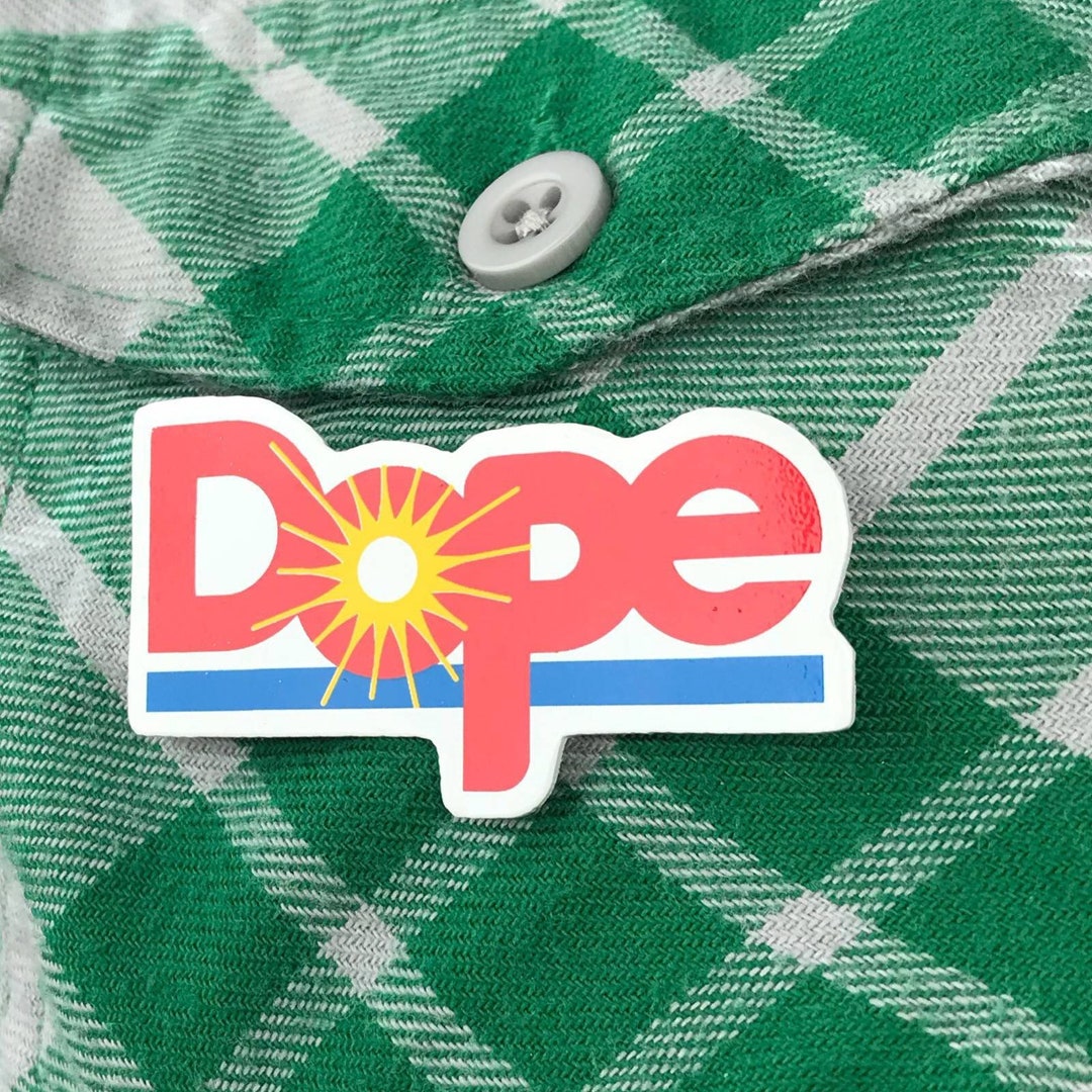 Dope Sunshine Hard Enamel Pin - Dole Fruit - Fruit Gift, Nerdy, Geeky ...