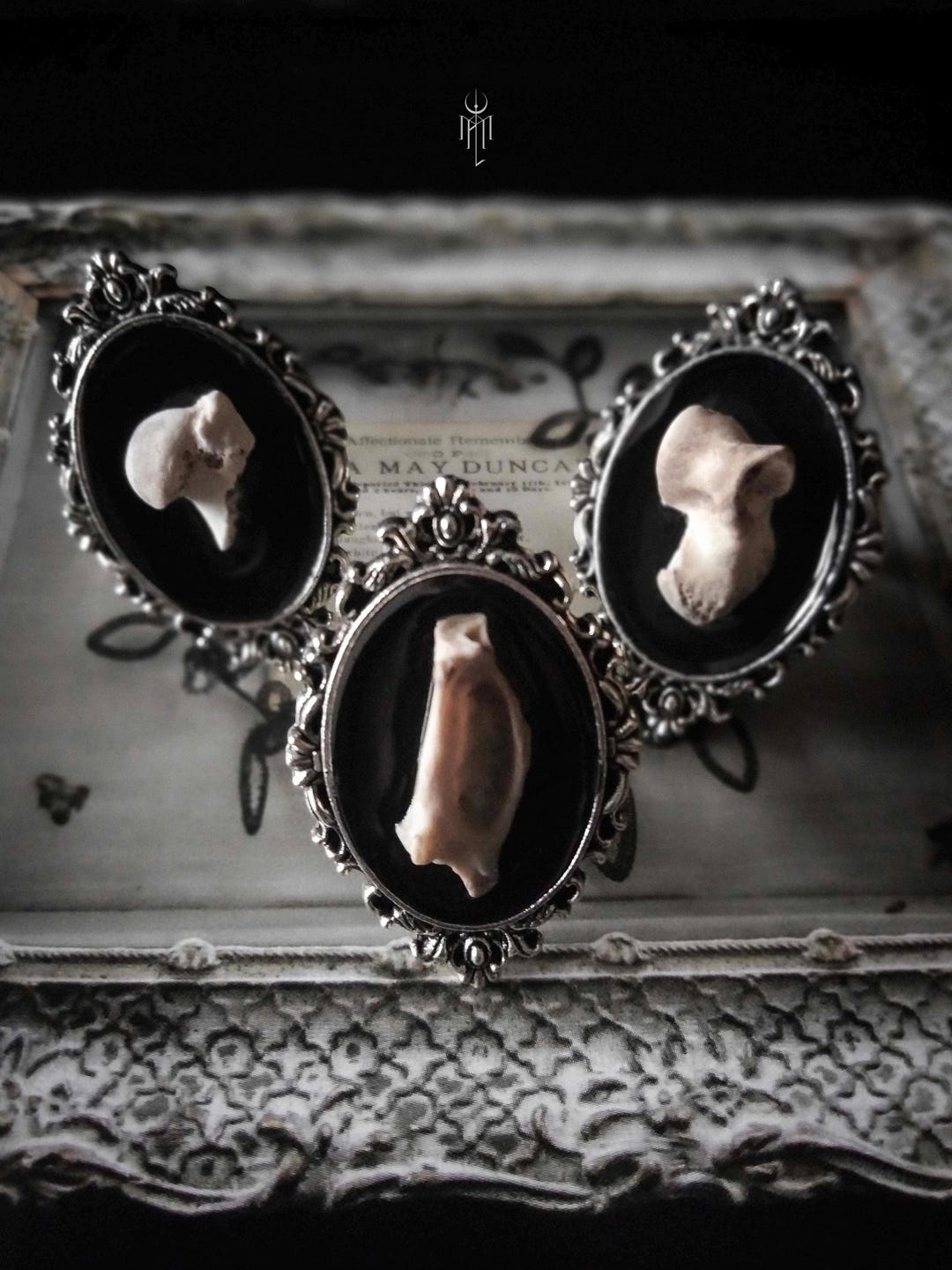 Nosferatu Inspired Bone Rings Collection - Etsy