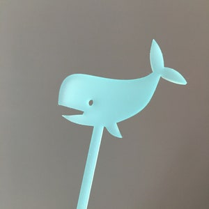 Whale Stir Sticks // Nautical Summer Coastal New England - Etsy