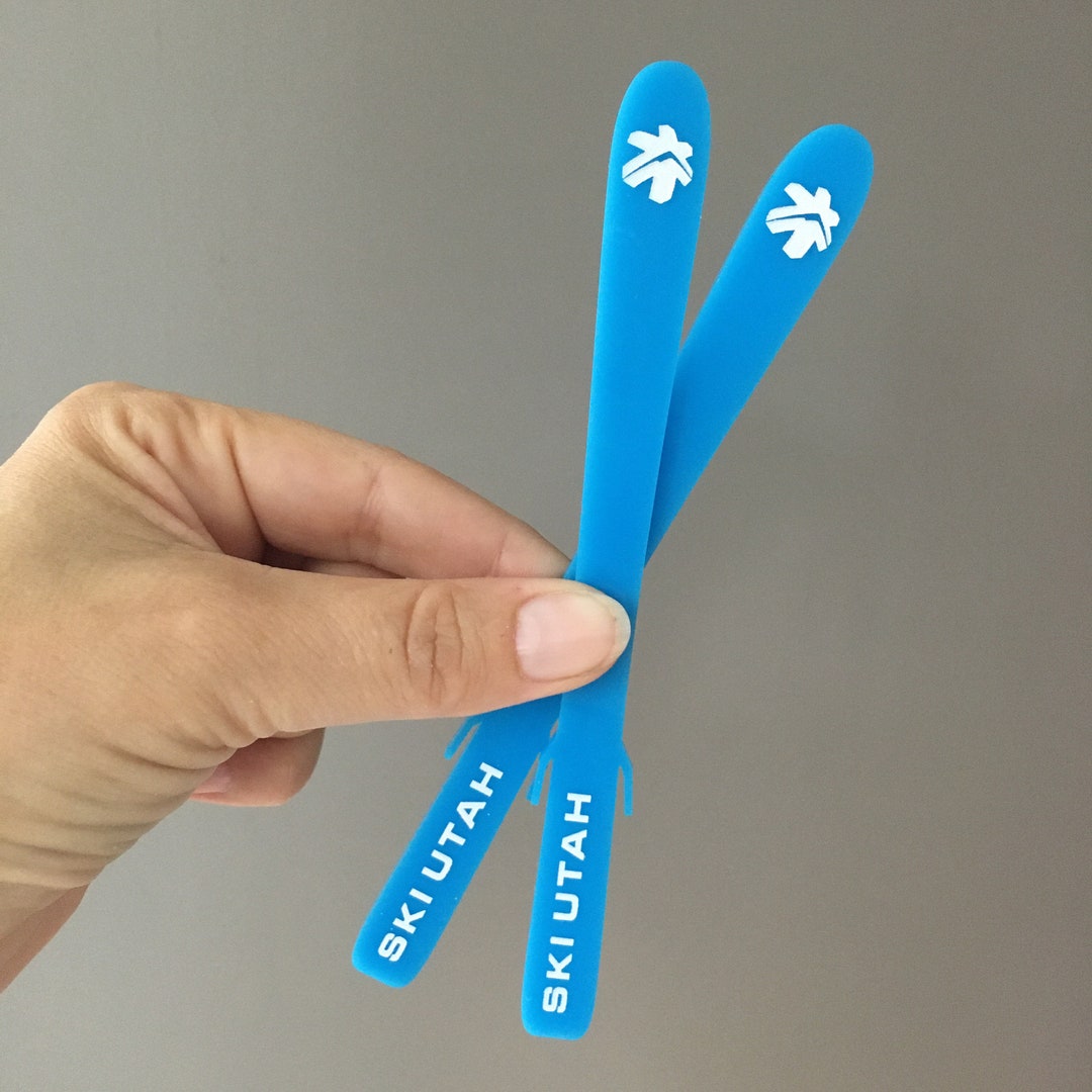 Personalized Skis and Poles Stir Sticks 8 PIECES // Aprés Ski, Winter ...