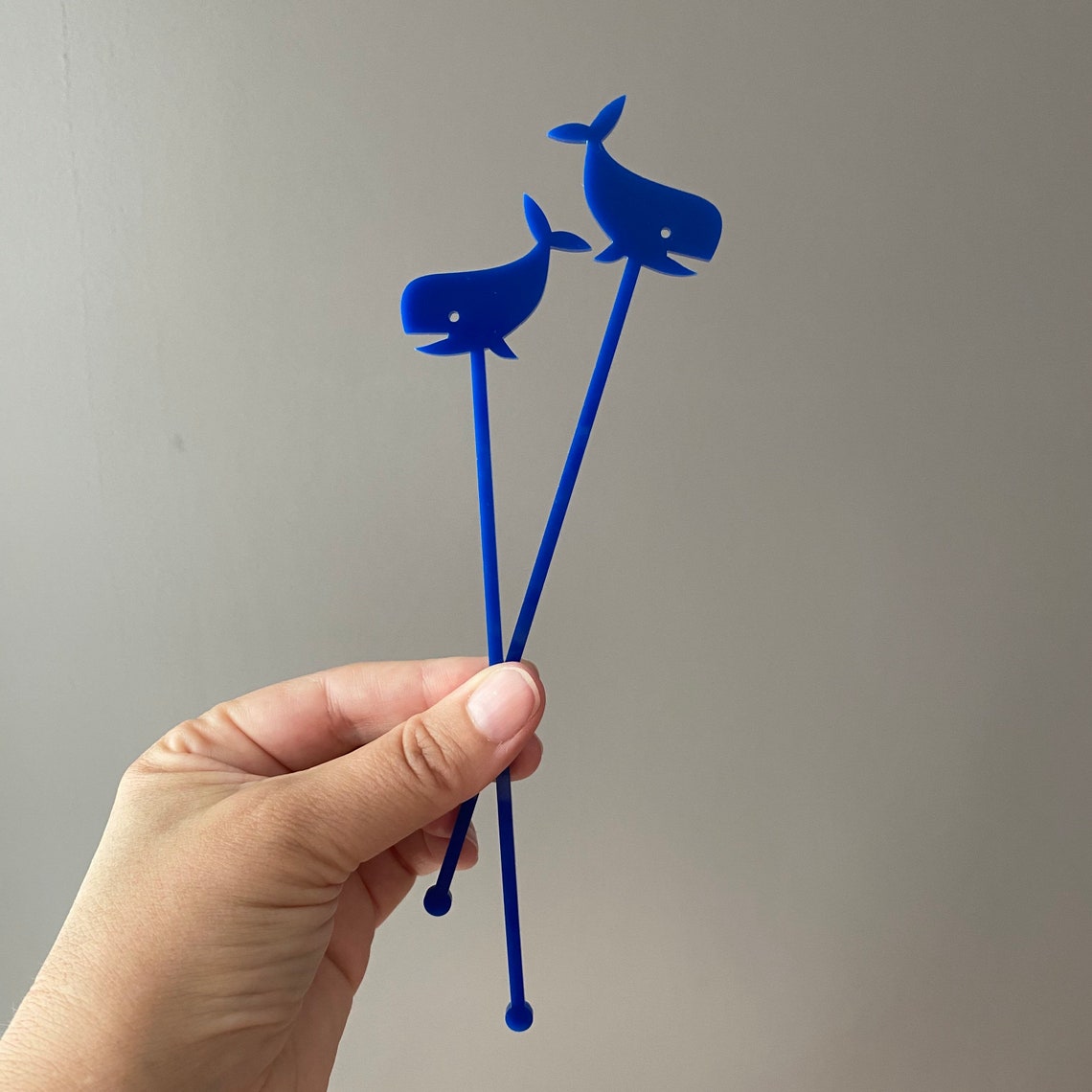 Whale Stir Sticks // Nautical Summer Coastal New England - Etsy