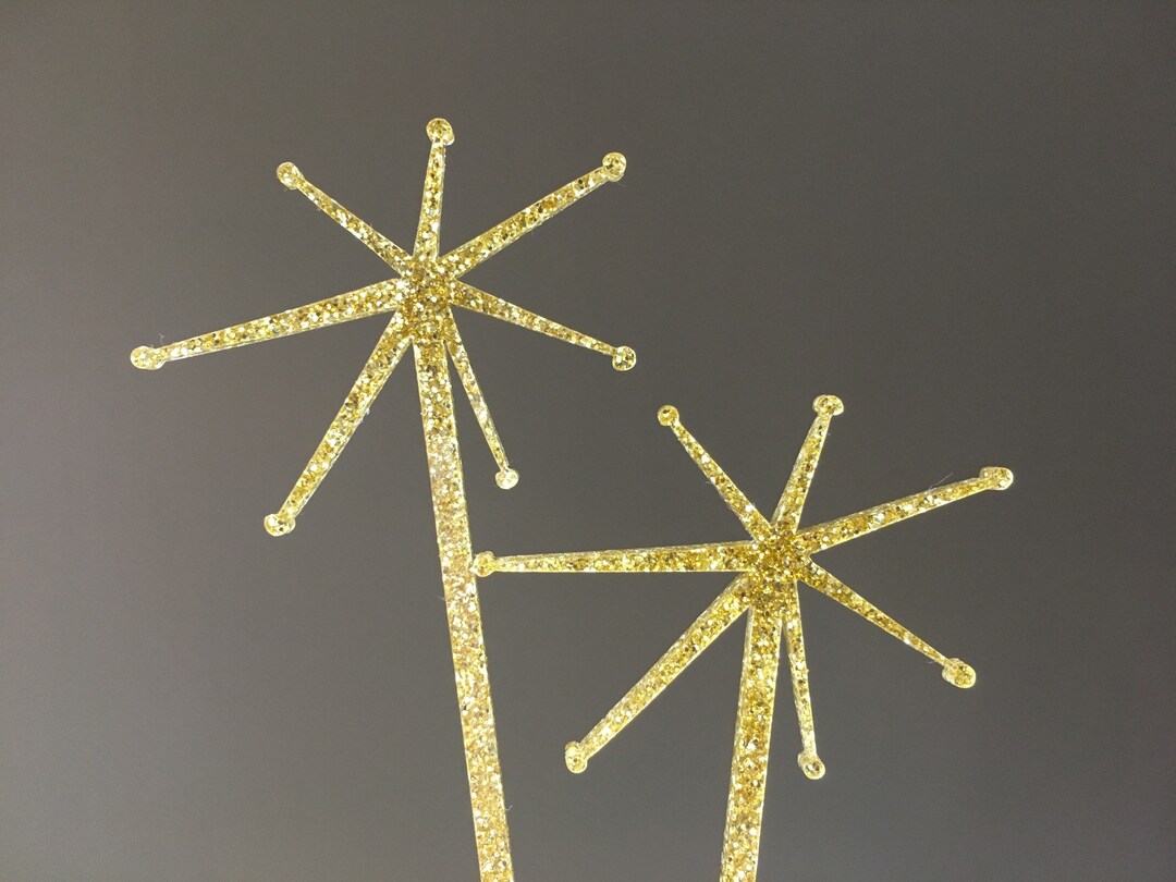 Mid Century Starburst Stir Sticks for Cocktails // Atomic Style, Custom ...