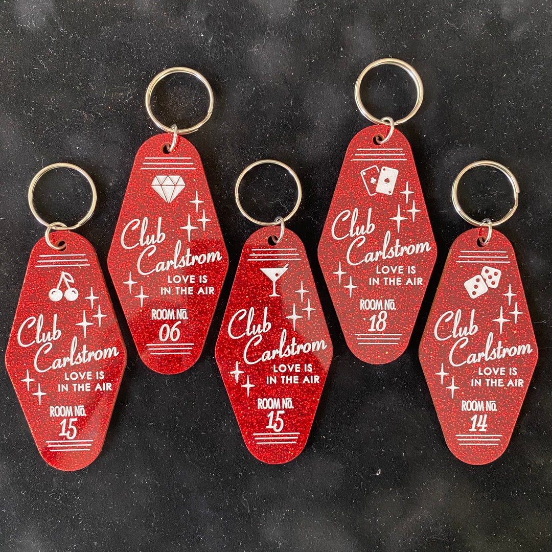Bulk Personalized Motel Keychain // Bridesmaids Bachelorette Keychains ...
