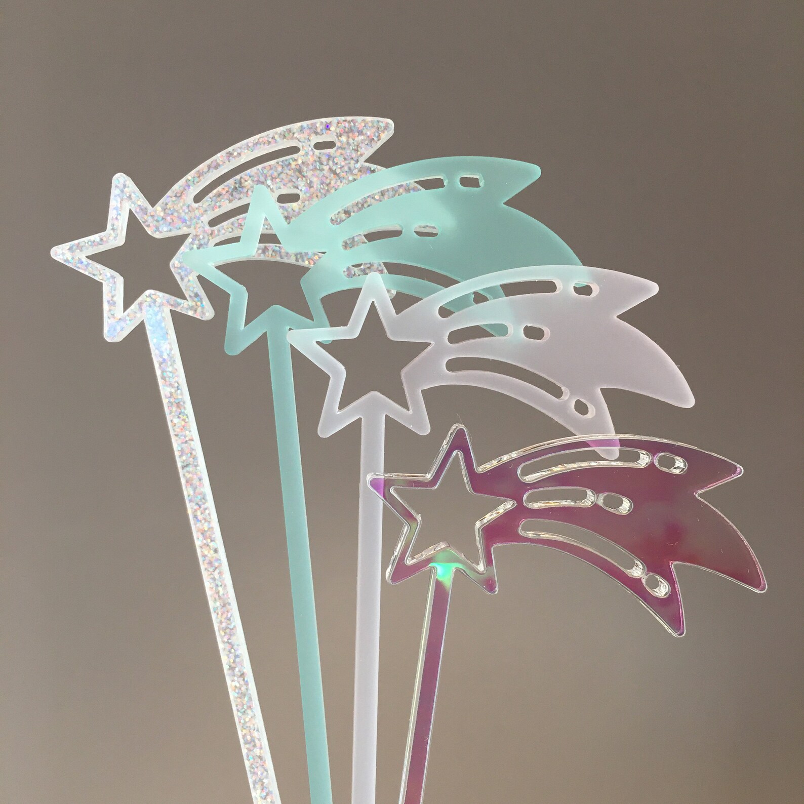 Shooting Star Stir Sticks // Celestial Theme Astronomy Space - Etsy