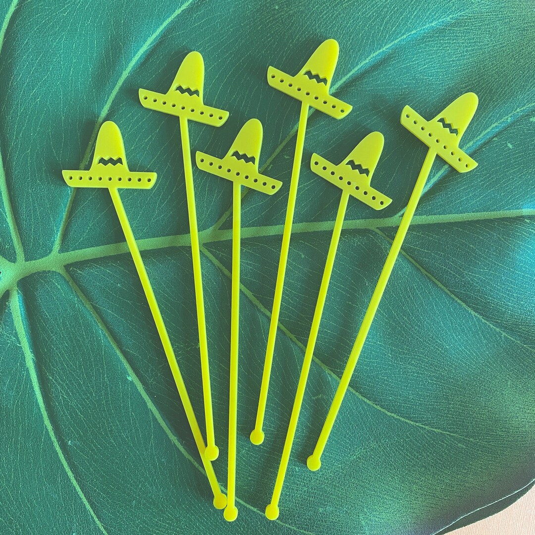 Sombrero Stir Sticks // Fiesta Theme, Final Fiesta, Bachelorette, Cinco ...