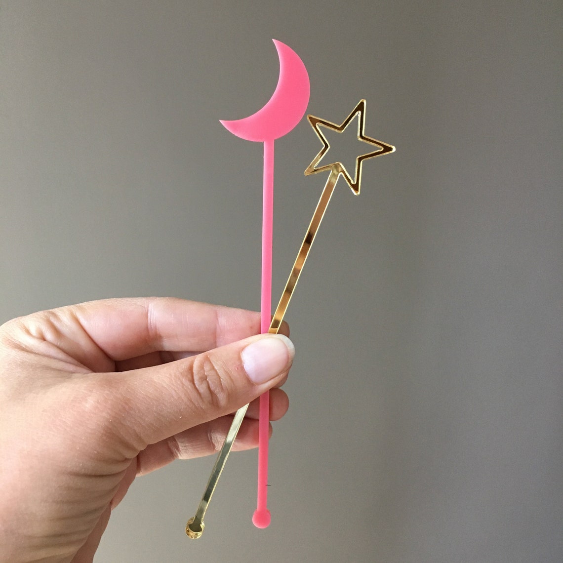 Moon Stir Sticks // Celestial Theme Astronomy Party | Etsy