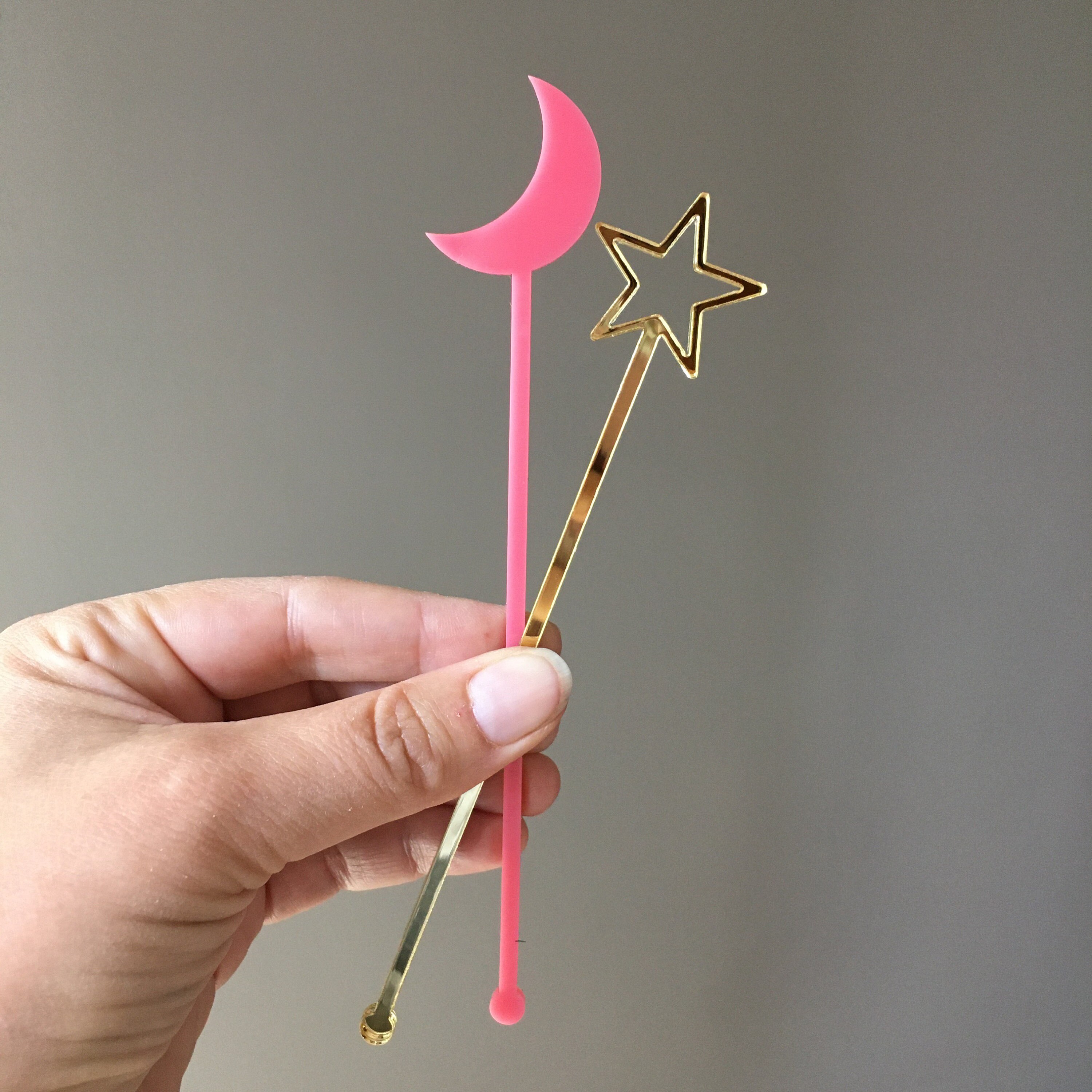 Moon Stir Sticks // Celestial Theme Astronomy Party | Etsy