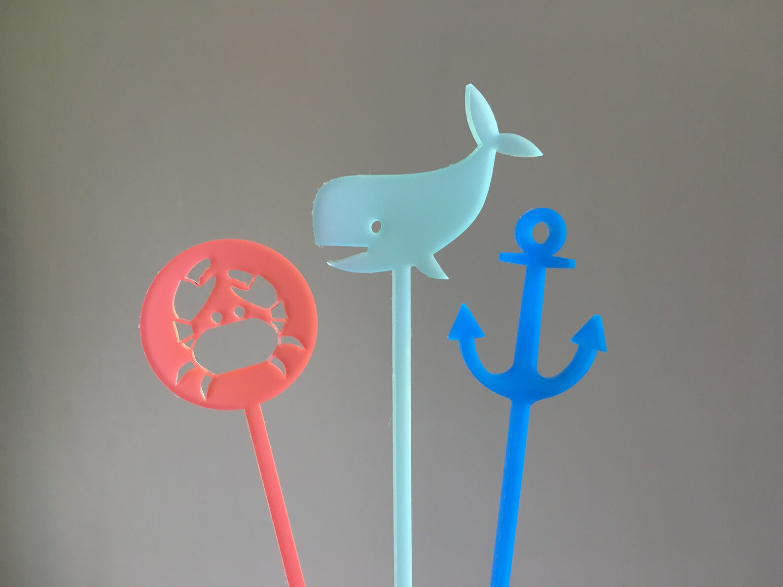 Whale Stir Sticks // Nautical Summer Coastal New England - Etsy