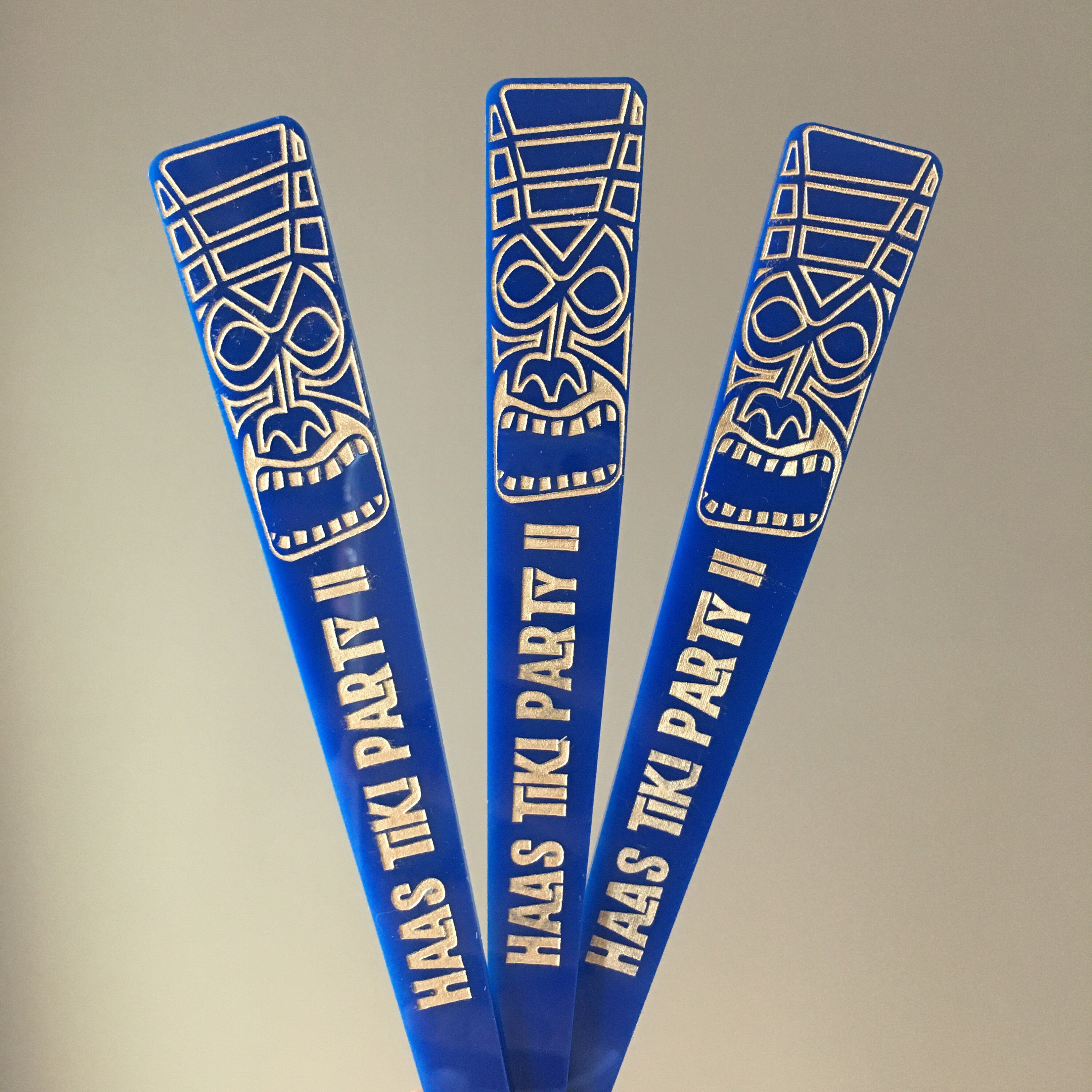 Custom Tiki Mask Stir Sticks for Cocktails // Tiki Retro | Etsy