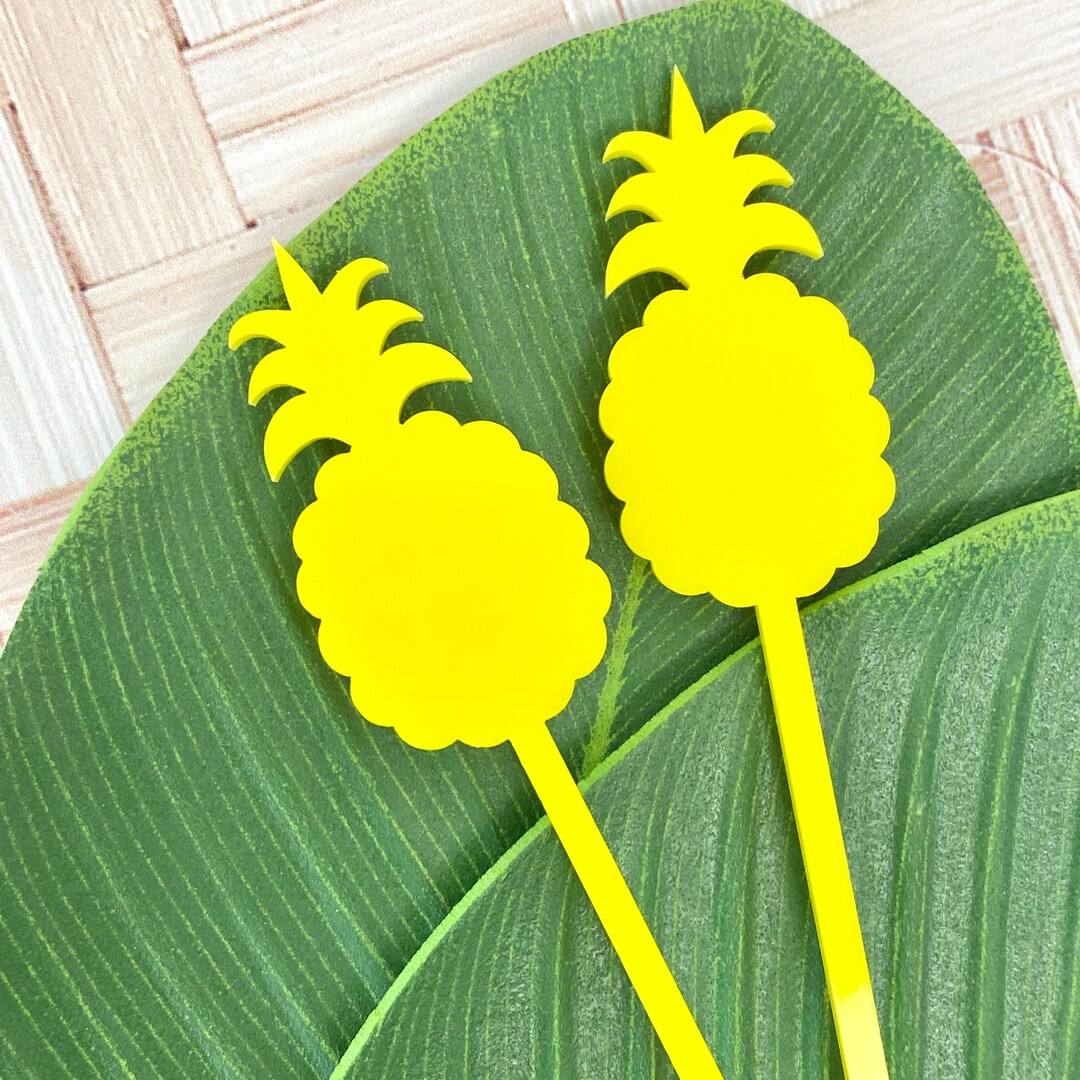 Pineapple Stir Sticks for Cocktails // Tropical, Hawaiian, Drink ...