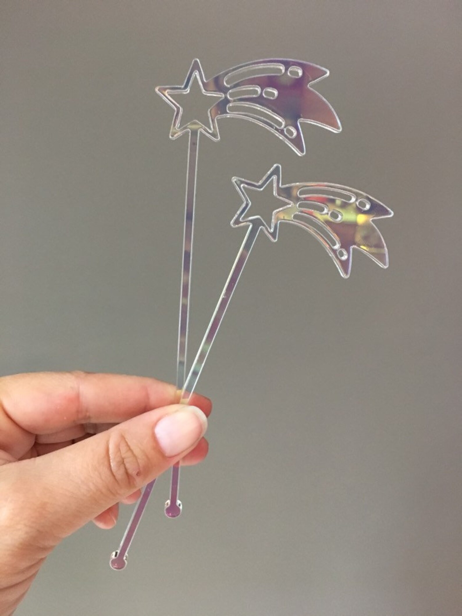 Shooting Star Stir Sticks // Celestial Theme Astronomy Space - Etsy