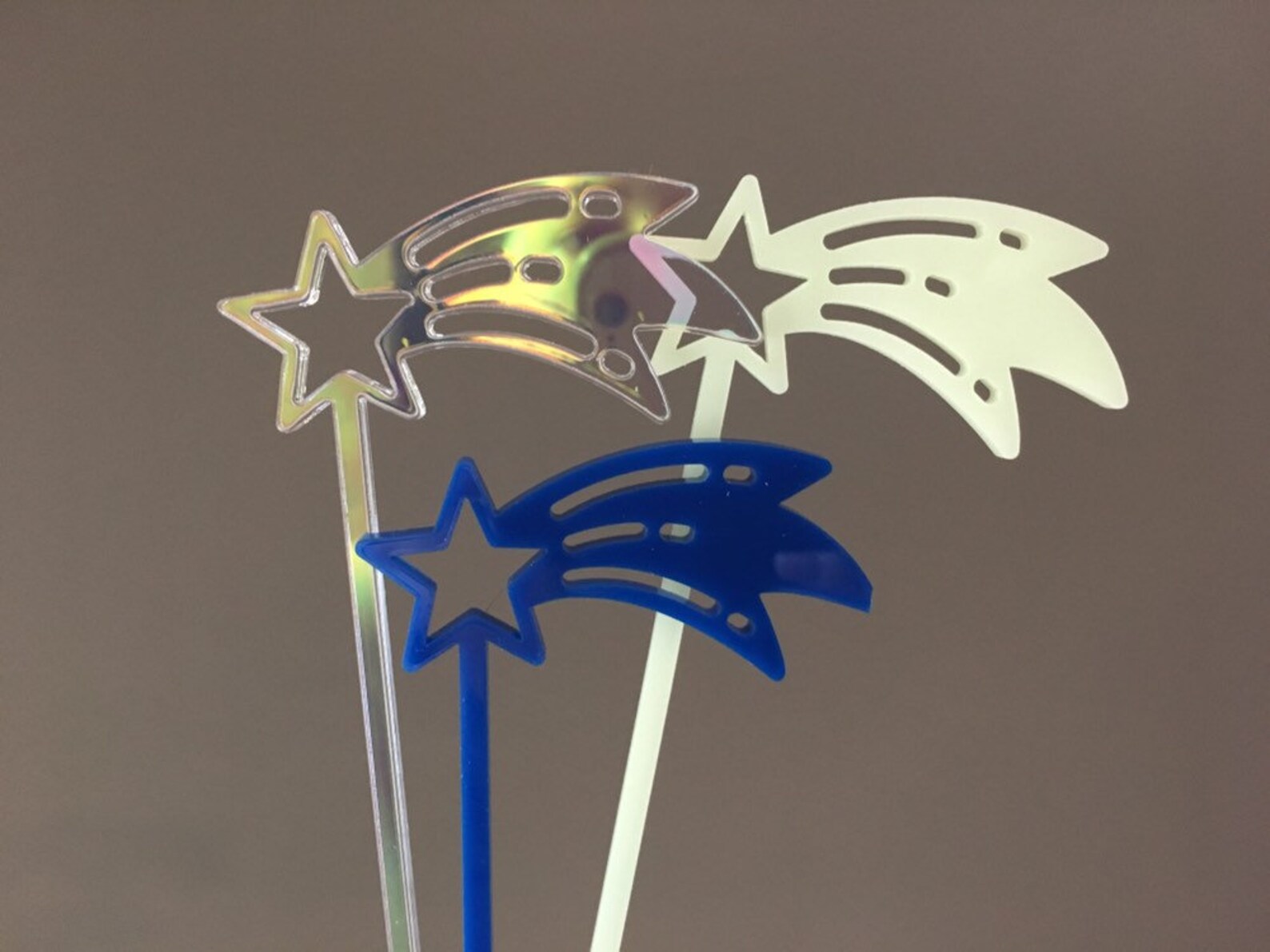 Shooting Star Stir Sticks // Celestial Theme Astronomy Space - Etsy