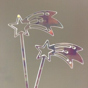 Shooting Star Stir Sticks // Celestial Theme, Astronomy, Space Party ...