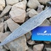 Custom Handmade Damascus Steel Dagger Knife & Leather Cover - Etsy