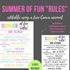 Printable Editable SUMMER Bucket List for Kids Kids Bucket List Summer ...