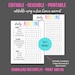 Printable Editable Daily Routine for Kids Daily Routine Chart Instant ...