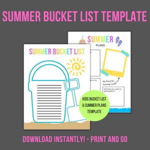 Printable SUMMER Activities for Kids | Summer Activities Printable ...