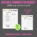 Printable Editable SUMMER 2023 Planner Bundle Summer - Etsy