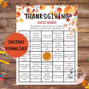 Thanksgiving Digital Download, Word Search, Crossword Puzzle ...