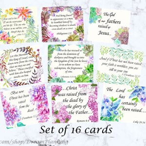 Easter Bible Verses Cards Scripture Memory Cards ESV Scripture Study ...
