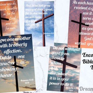 ESV Bible Verse Card Printable Encouraging Bible Verses Scripture Cards ...