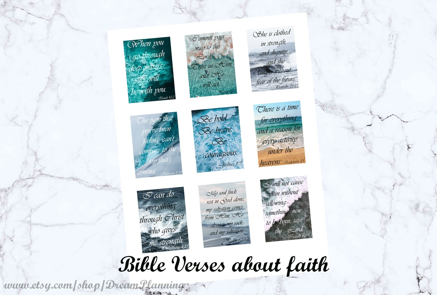 Bible Journaling Memory Scripture Cards Printable Bible Verse Cards ...