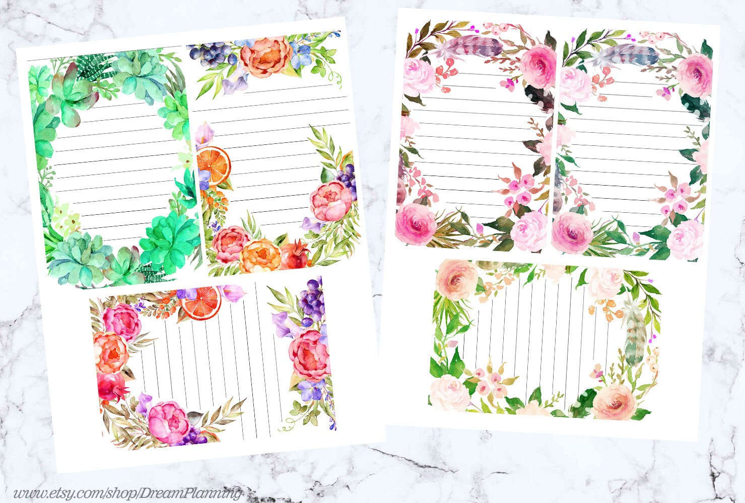 Printable Stationery, Bible Journaling Cards, Bible Notes Prayer Note ...