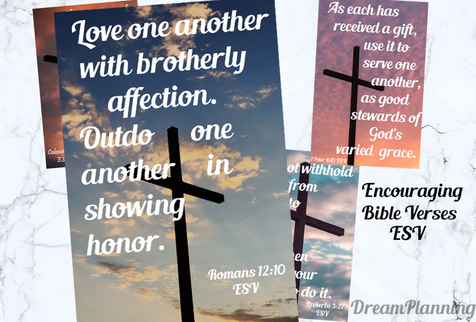 ESV Bible Verse Card Printable Encouraging Bible Verses Scripture Cards ...