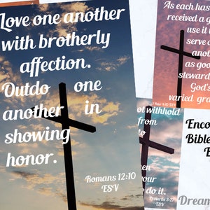 ESV Bible Verse Card Printable Encouraging Bible Verses Scripture Cards ...