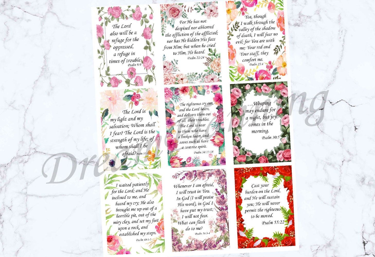 Bible Journaling Cards Bible Template Art Bible Verse Download ...