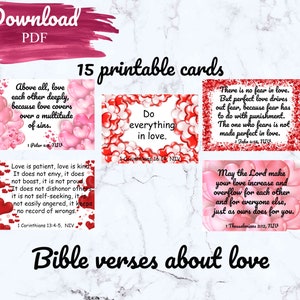 Valentine's Day Scripture Cards, Bible Verse Cards, Bible Verses About ...