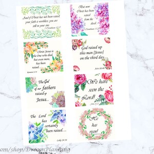 Easter Bible Verses Cards Scripture Memory Cards ESV Scripture Study ...