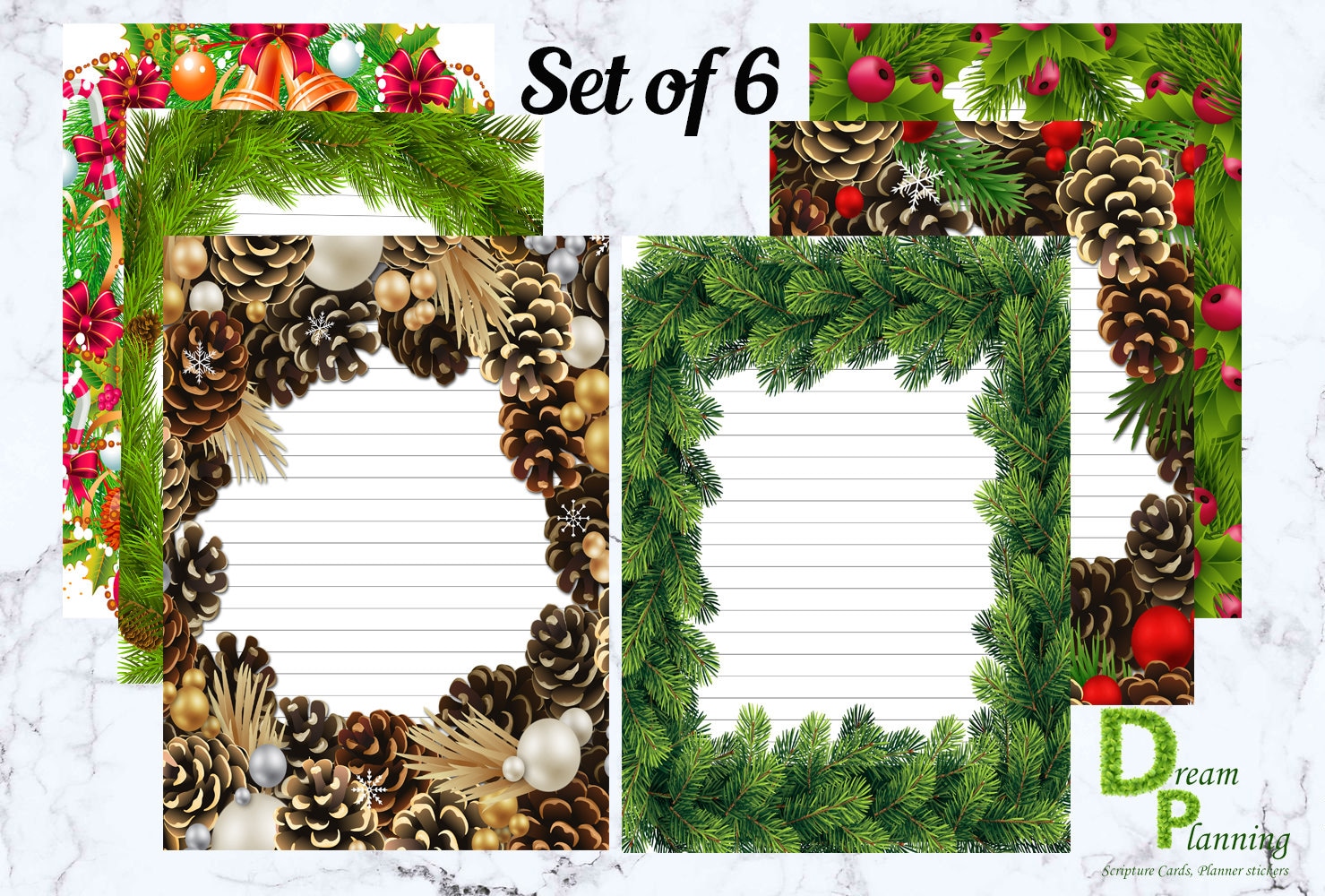 Printable Stationery, Christmas Planner Pages Printable, Stationery ...