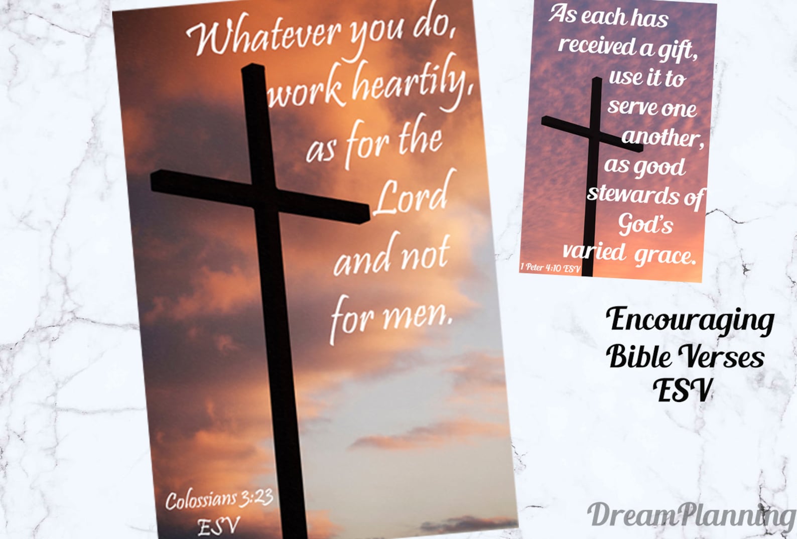 ESV Bible Verse Card Printable Encouraging Bible Verses Scripture Cards ...