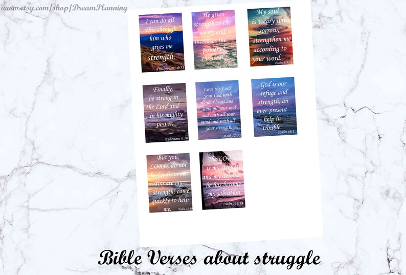 Scripture Cards Printable Bible Journaling Bible Memory Verse - Etsy