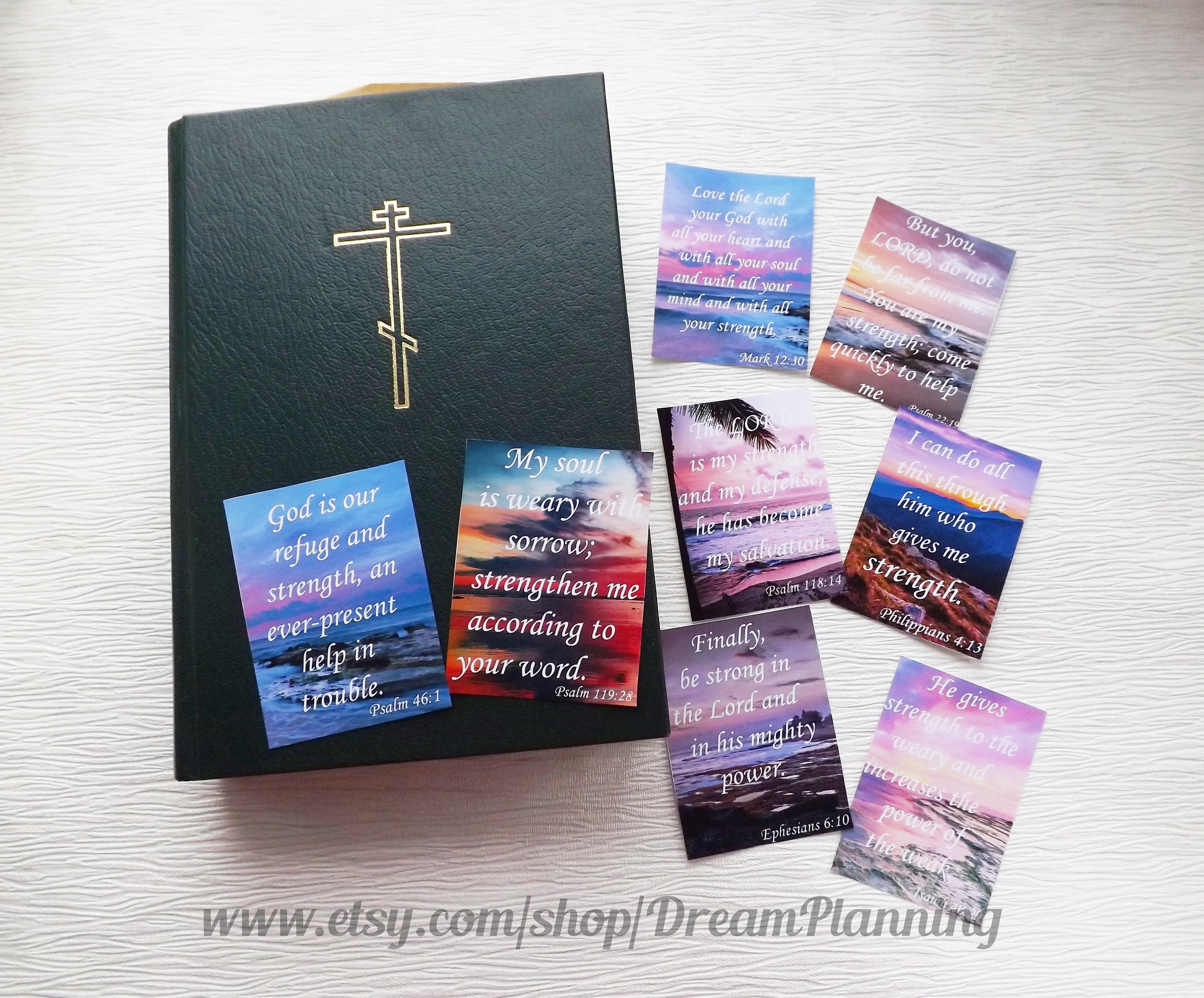Bible Journaling Scripture Memory Cards Bible Verse Cards - Etsy
