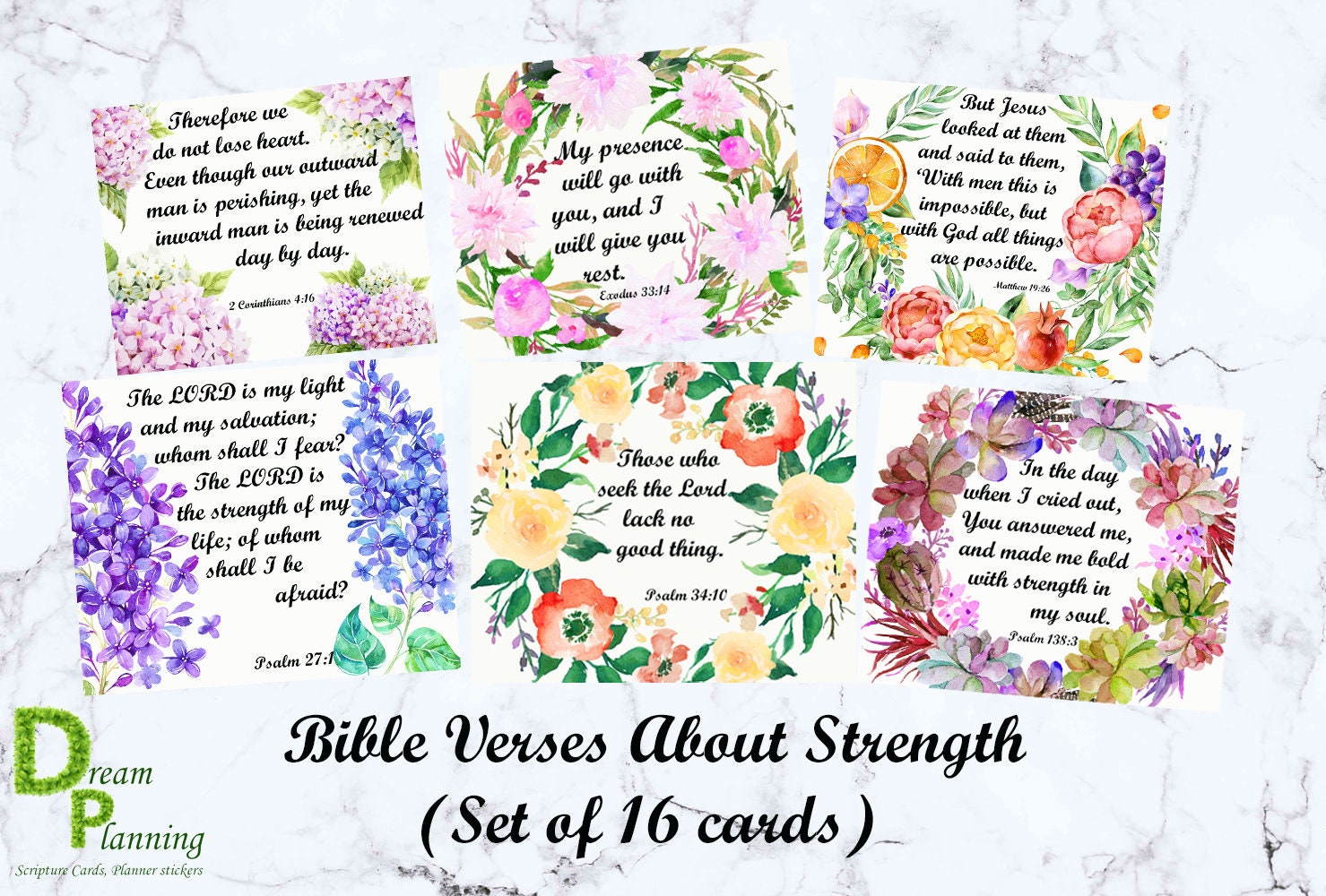 Printable Scripture Memory Cards Bible Memory Verse Cards Bible ...