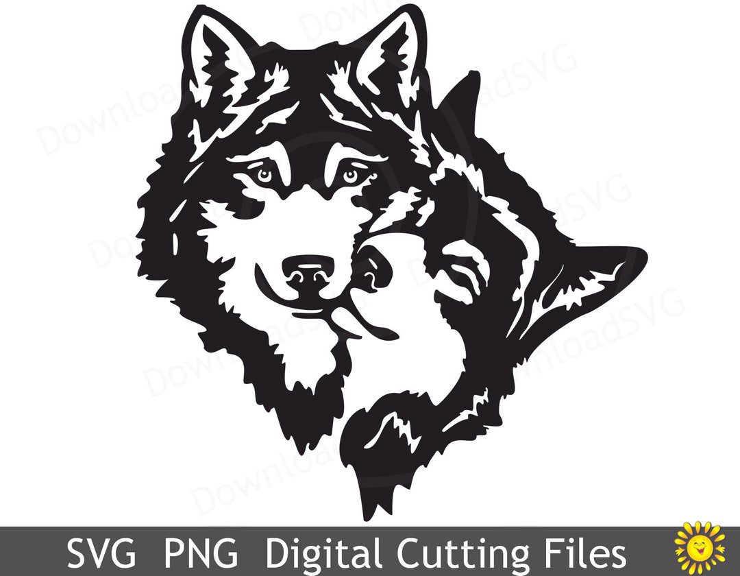 SVG Cutting Files Templates Wolfs in Love Cricut Silhouette Digital ...