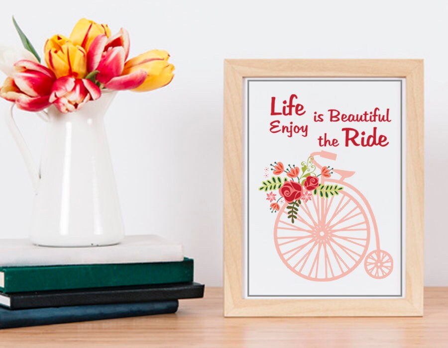 SVG PNG Printable Digital Files Templates Quote Life is - Etsy