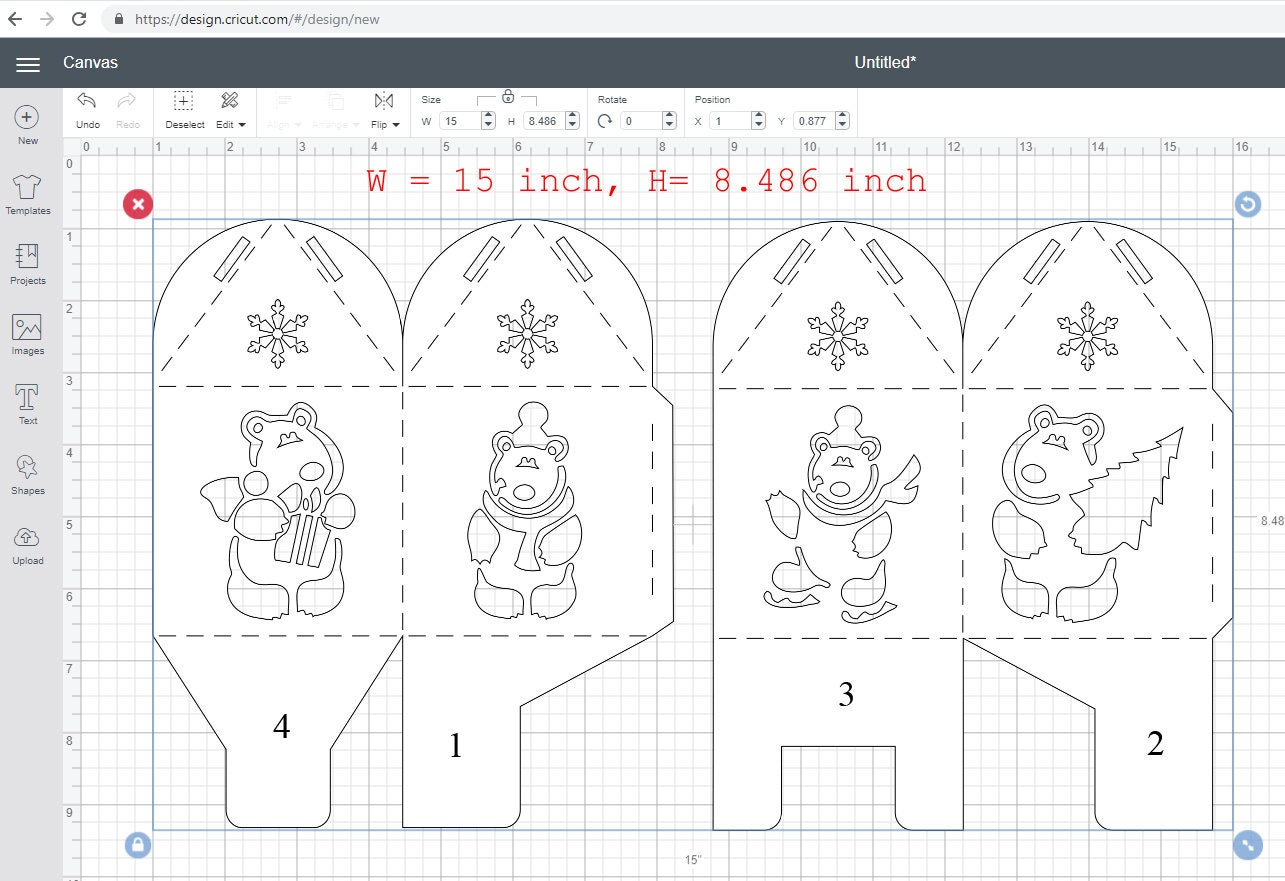 DIY SVG Cutting File Template Gift Box Christmas Tree With - Etsy