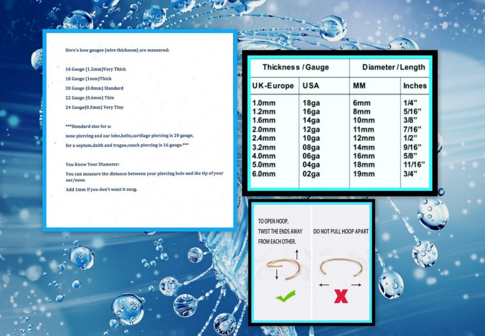 24G 22G 20G 14K Solid Yellow or White or Rose Gold Natural - Etsy