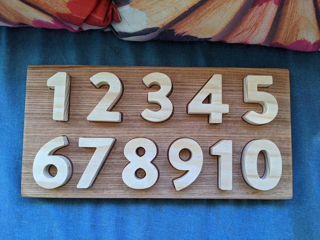 Wooden Numbers 1 to 10 - Etsy Australia