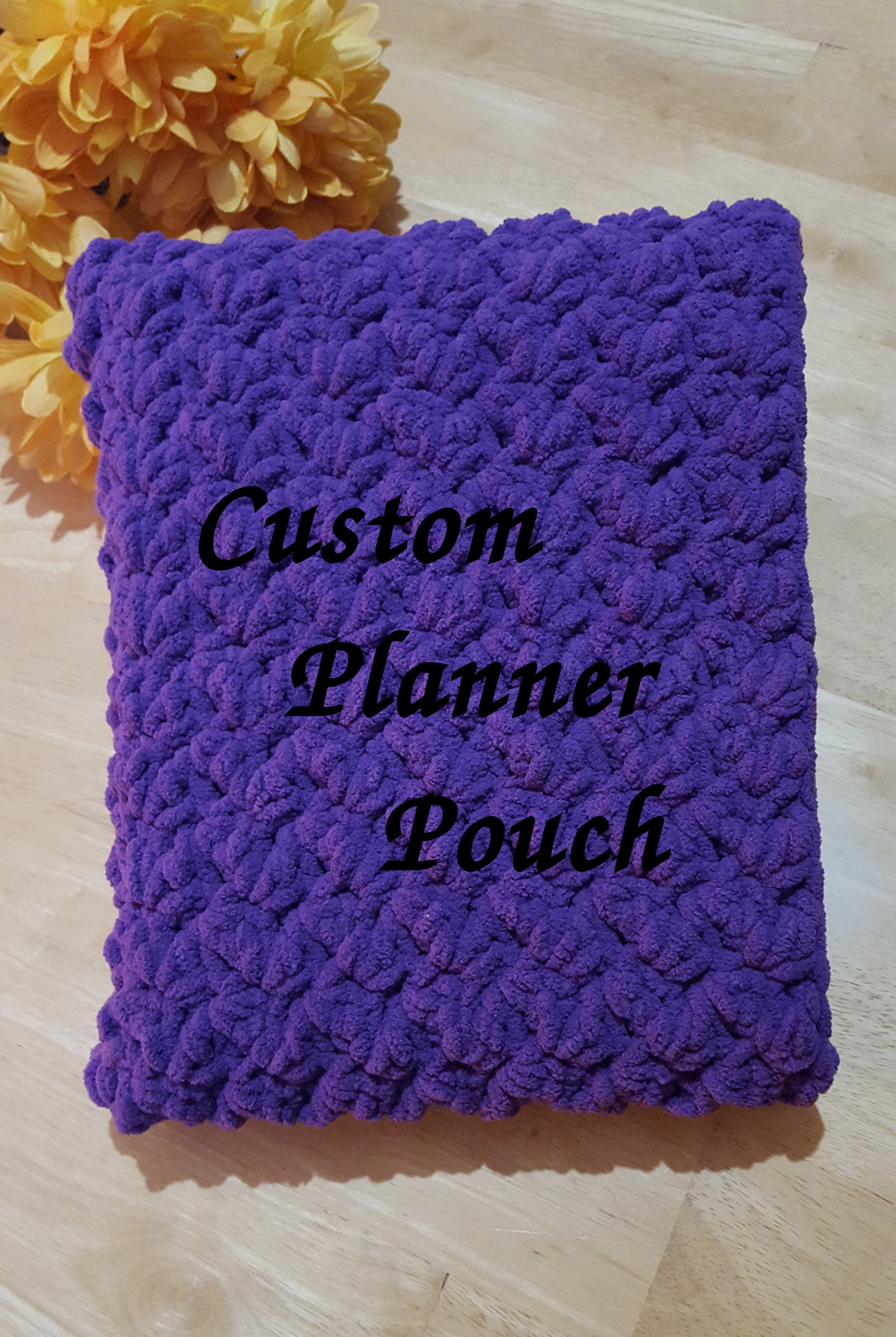 Custom Planner Pouch Crocheted Pouch to Your Desired | Etsy