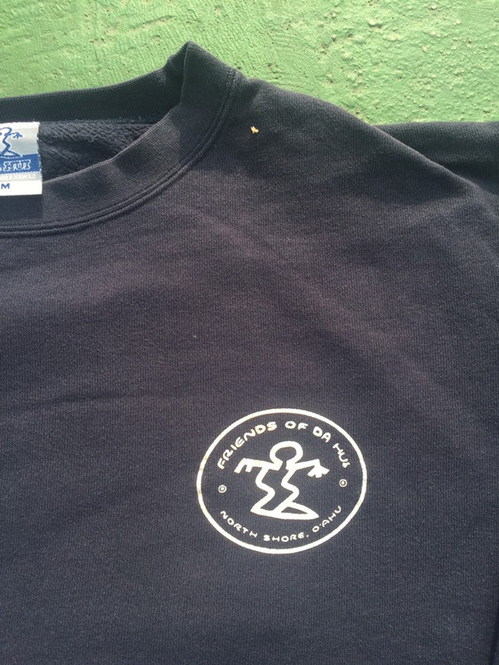 Vintage Friends of Da Hui Big Graphic Print Surfing Sweatshirt Hawaiian ...