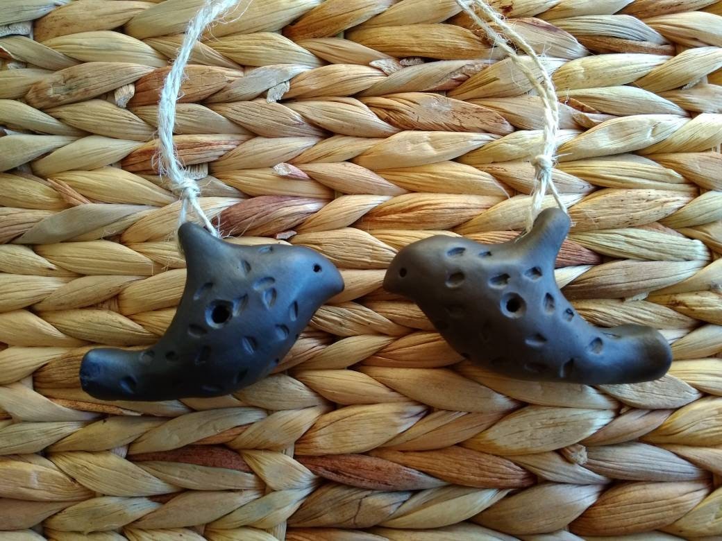 Ceramic Whistle Clay Bird Whistle Ceramic Flute Little Ocarina | Etsy