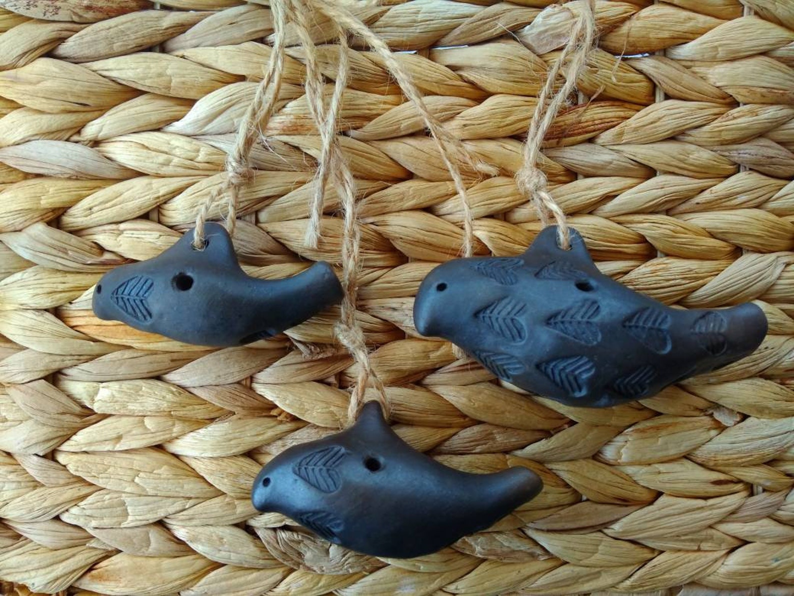 Clay Bird Whistle Set of 3 Ceramic Bird Whistles Handmade - Etsy