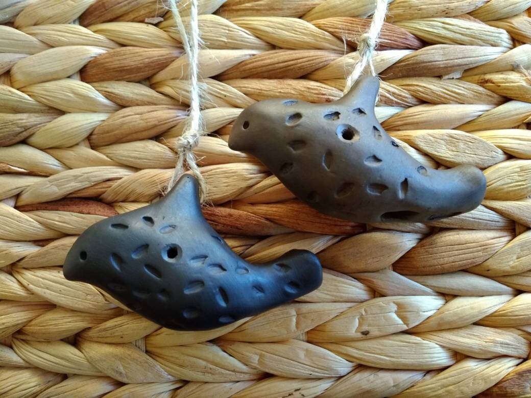 Ceramic Whistle Clay Bird Whistle Ceramic Flute Little Ocarina | Etsy