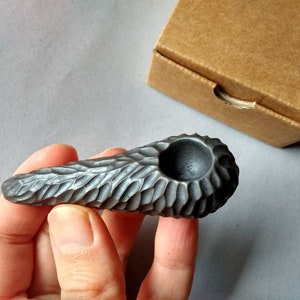 Small Black Smoking Pipe. Tiny Ceramic Pipe for Smoking. Elegant Pocket ...