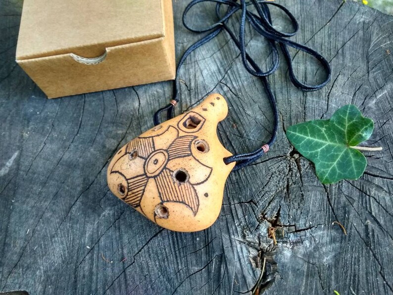 Handmade Ocarina Ceramic Flute. 7 Hole Unique Decorated - Etsy